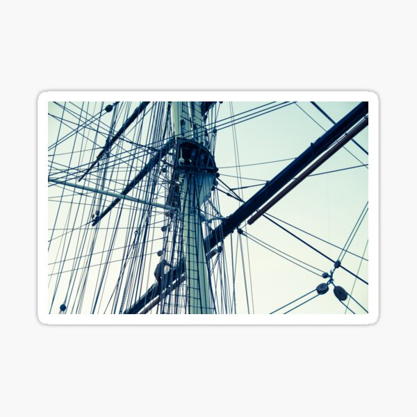 "Rigging" Sticker for Sale by e1izabeth4 | Redbubble