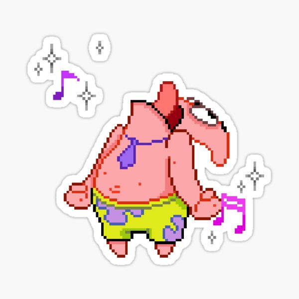 "patrick" Sticker for Sale by Rhym3Zone | Redbubble