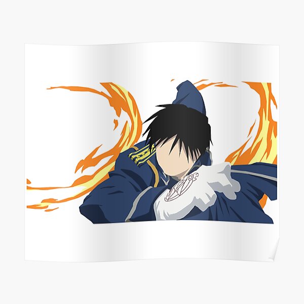 "Fullmetal Alchemist - Minimalist Roy Mustang" Poster for Sale by ...