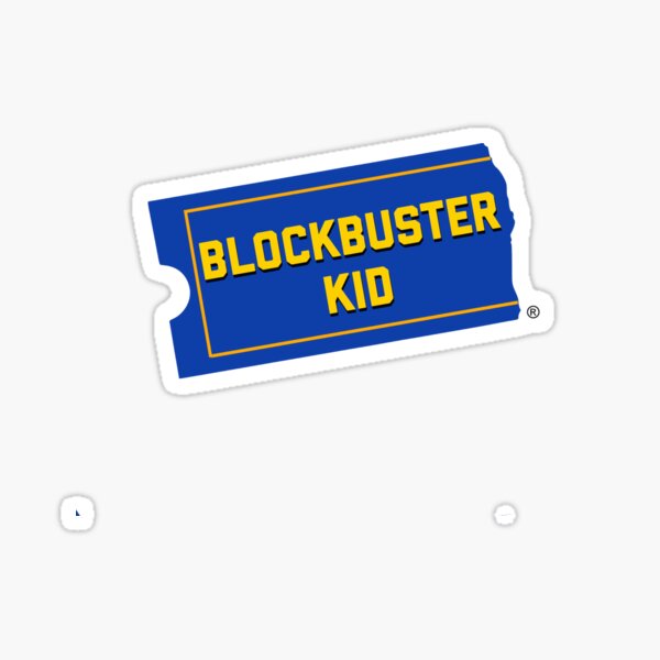 "Blockbuster is Retro!" Sticker for Sale by ComicPodcast | Redbubble
