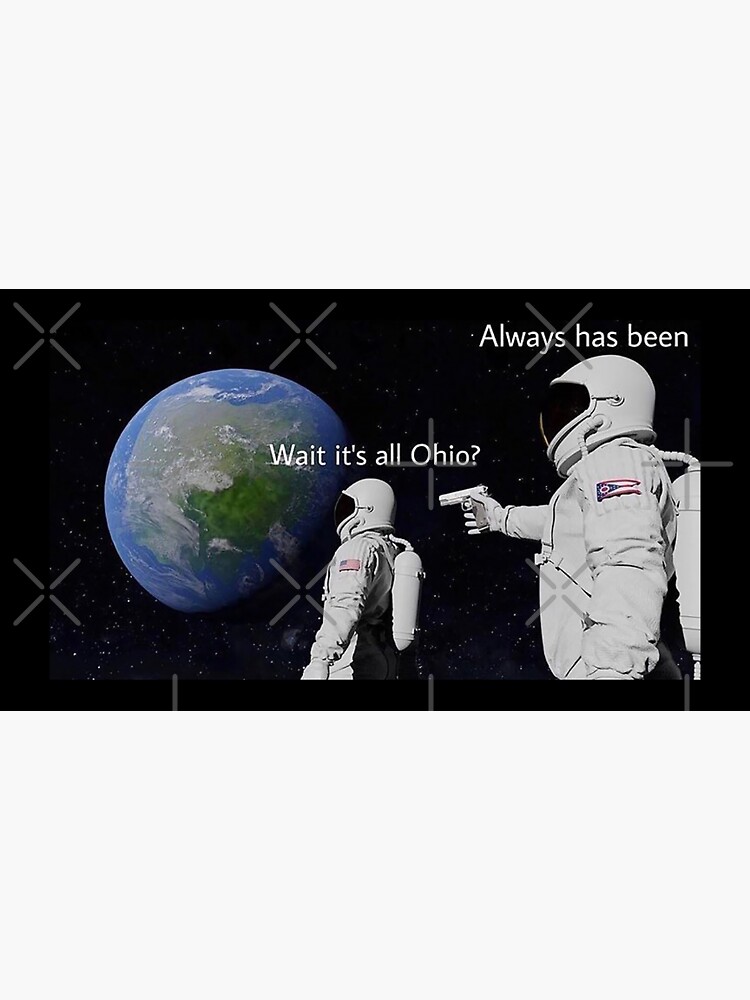 "Always has been meme" Sticker for Sale by garywintle | Redbubble