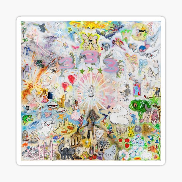 "333 album by Bladee HD" Sticker for Sale by sasoriisland | Redbubble