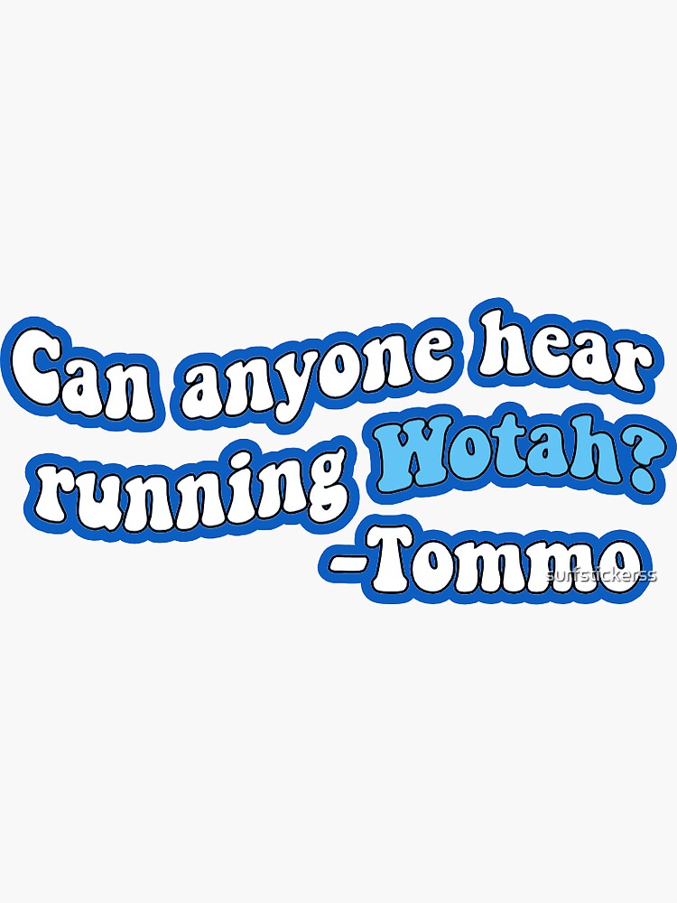 "Running Wotah" Sticker for Sale by surfstickerss | Redbubble