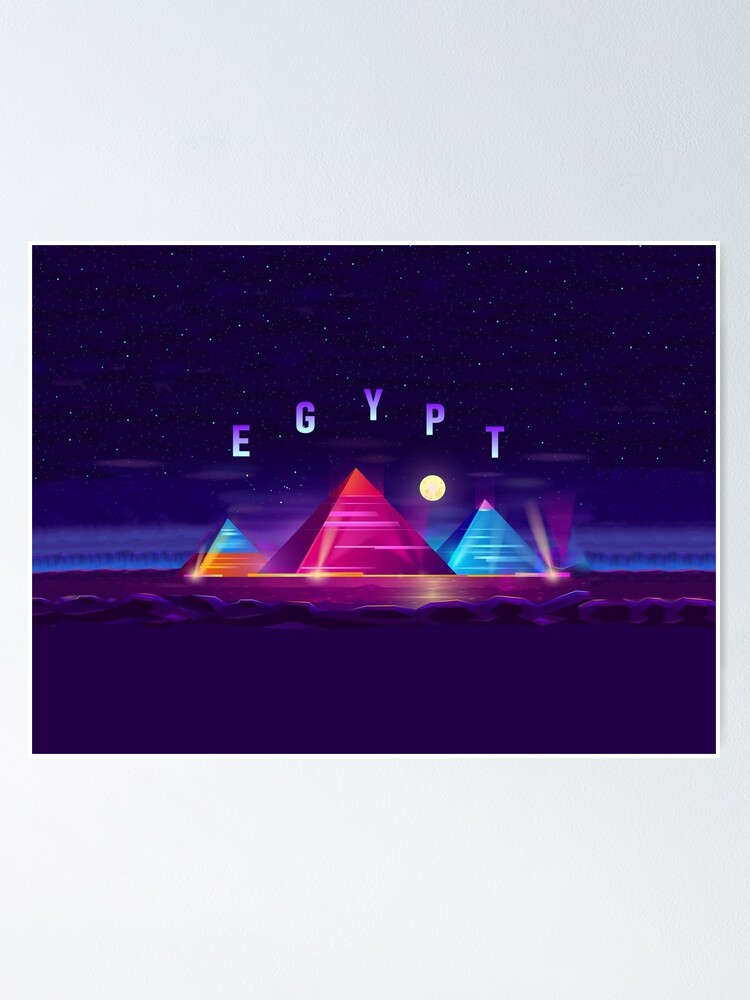 "E G Y P T in Color" Poster by doniainart | Redbubble