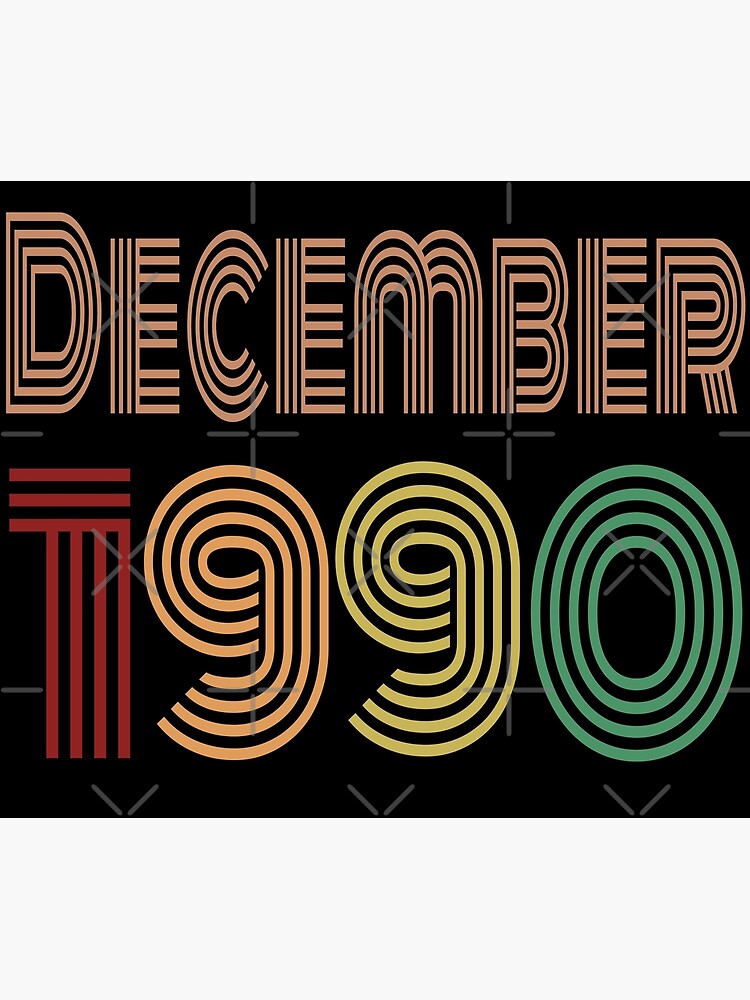 "Happy 30th Birthday, Happy thirties Anniversary, December 1990 ...