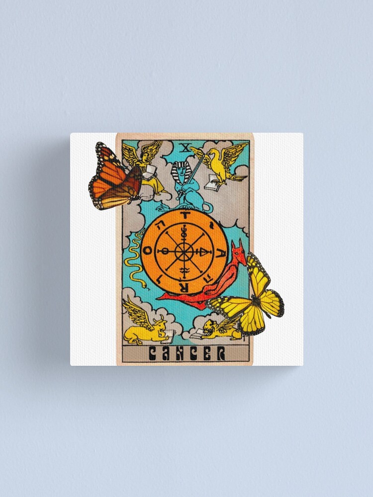 " Cancer Tarot card zodiac sign " Canvas Print by angelslover | Redbubble