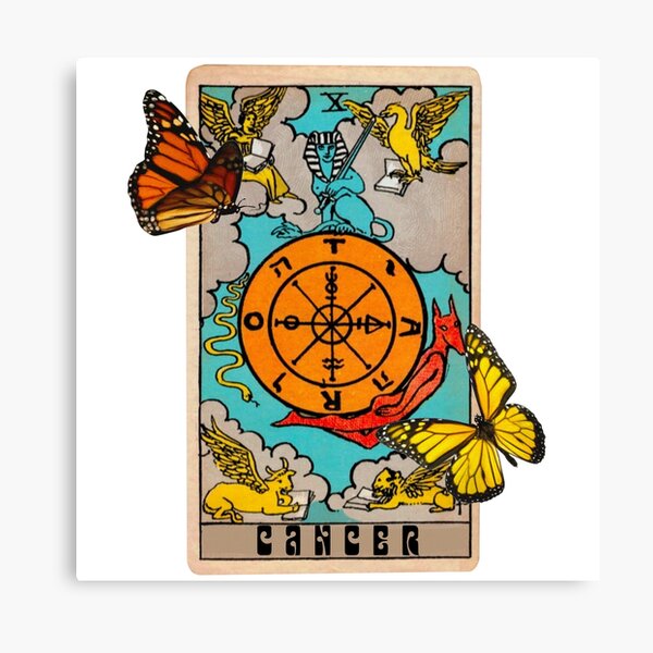 " Cancer Tarot card zodiac sign " Canvas Print by angelslover | Redbubble