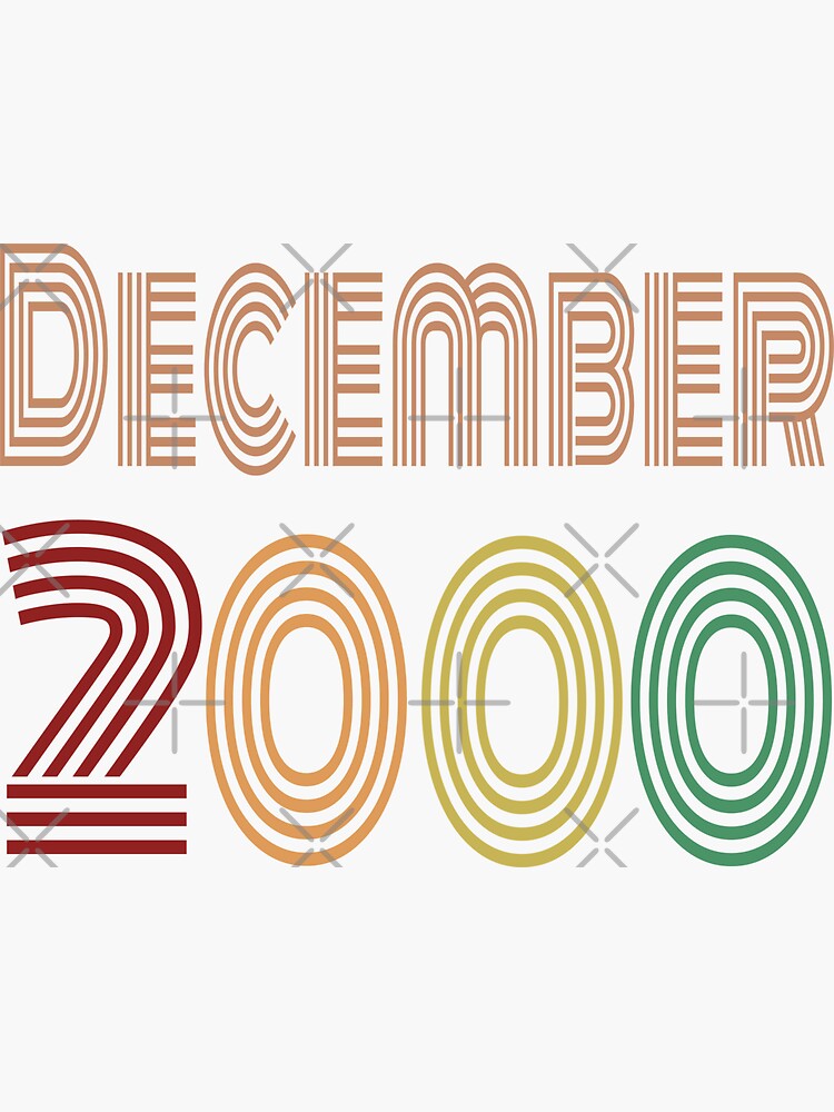 "Happy 20th Birthday, Happy twenties Anniversary, December 2000 ...