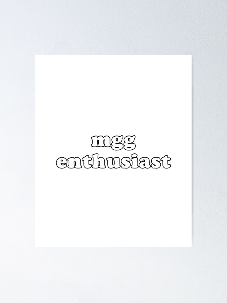 "Matthew Gray Gubler MGG Enthusiast" Poster for Sale by parminz | Redbubble