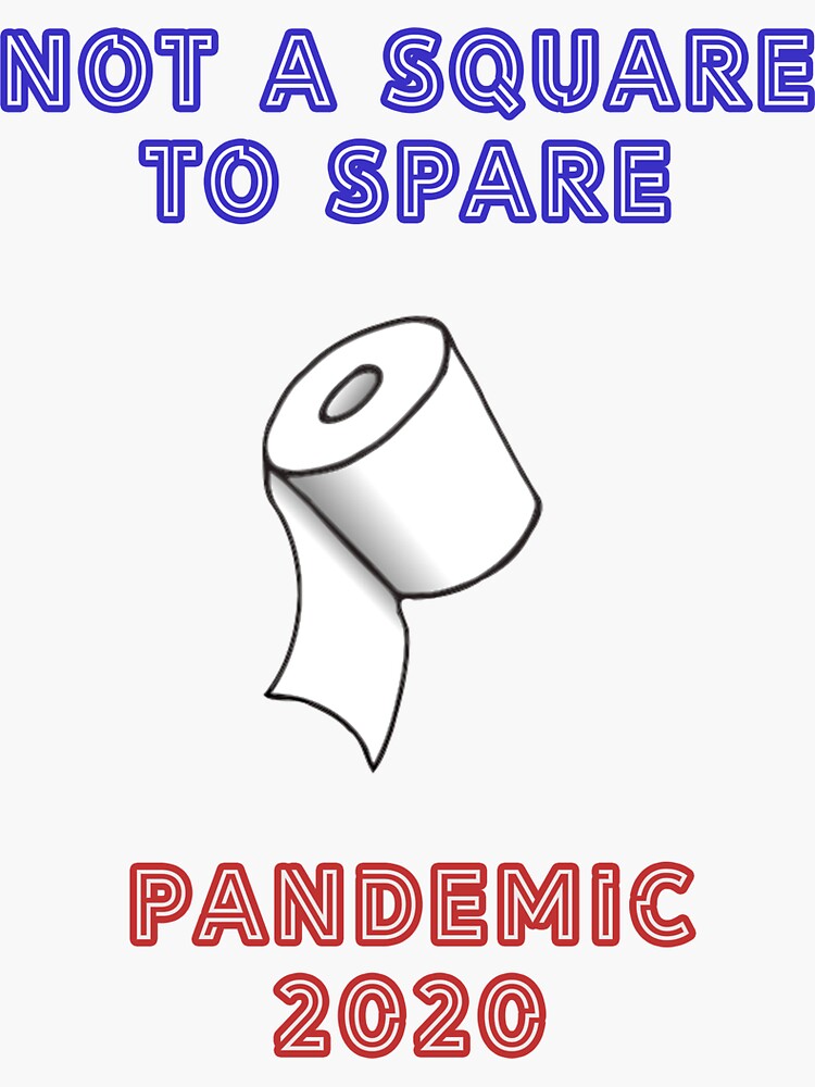 "2020 Not a Square to Spare" Sticker for Sale by FierceTvHost | Redbubble