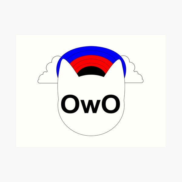 "OwO Furry Poly Amorous Pride" Art Print for Sale by ashwolves5 | Redbubble
