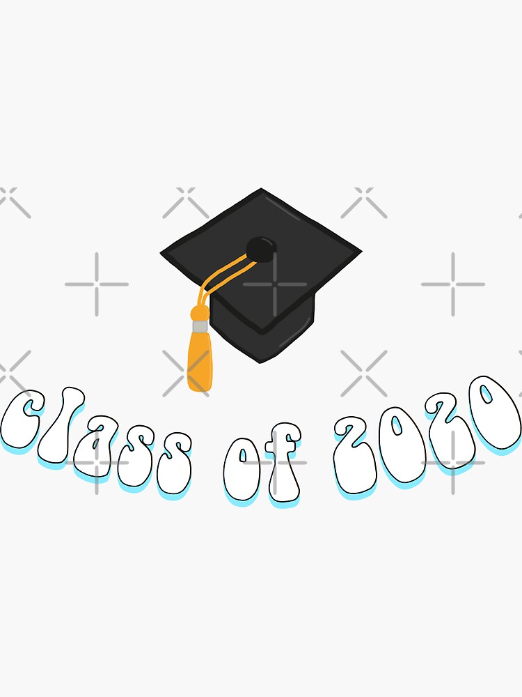 "class of 2020 blue" Sticker by sofiahernandez- | Redbubble