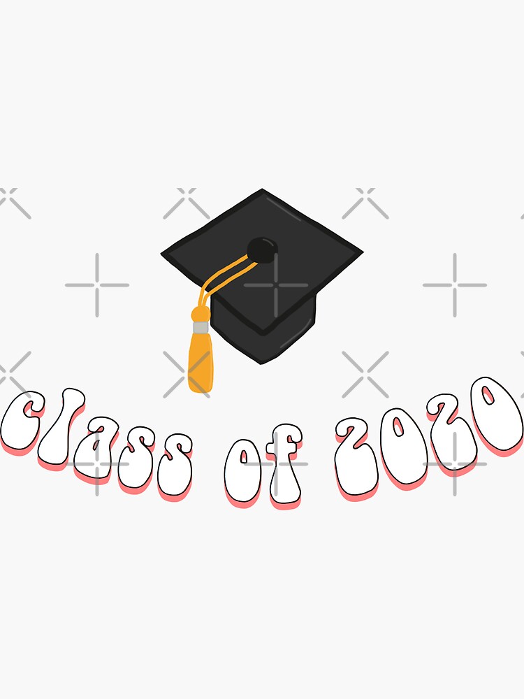 "class of 2020 red" Sticker for Sale by sofiahernandez- | Redbubble