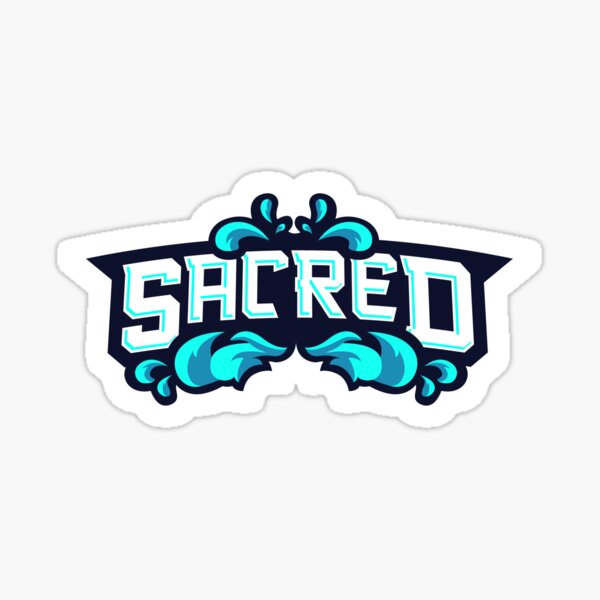 "Sacred Logo" Sticker by TeamSacred | Redbubble