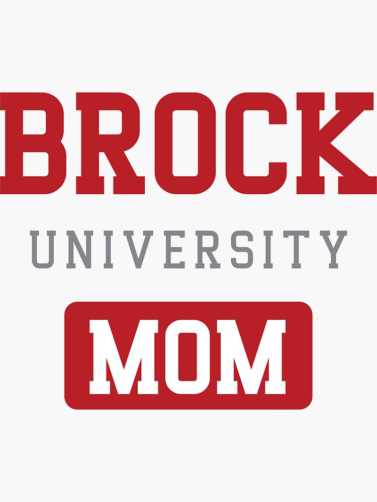 "Brock University Mom Design" Sticker for Sale by 5oclock | Redbubble