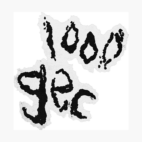 "100 gecs logo (1000 gecs)" Photographic Print by redbulloverdose ...
