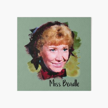 "Miss Beadle Little House on the Prairie" Art Board Print for Sale by ...