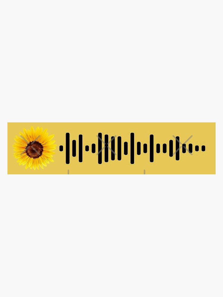"Sunflower, Vol. 6 song by Harry Styles Spotify Code Sticker " Sticker ...