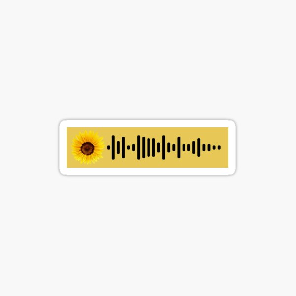 "Sunflower, Vol. 6 song by Harry Styles Spotify Code Sticker " Sticker ...