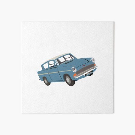 "Ford Anglia" Art Board Print by EstherKimchi | Redbubble