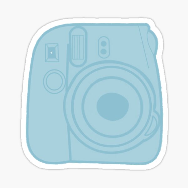 "Blue Vsco Polaroid Camera" Sticker by liantic | Redbubble