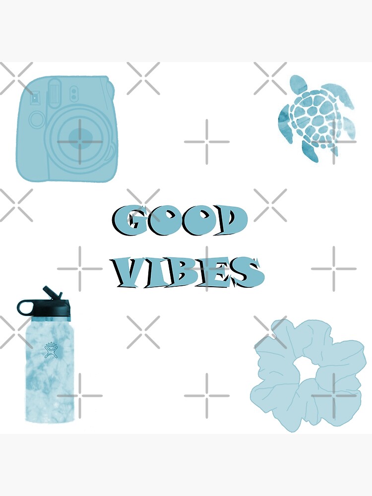 "Blue Vsco Girl Pack" Poster by liantic | Redbubble