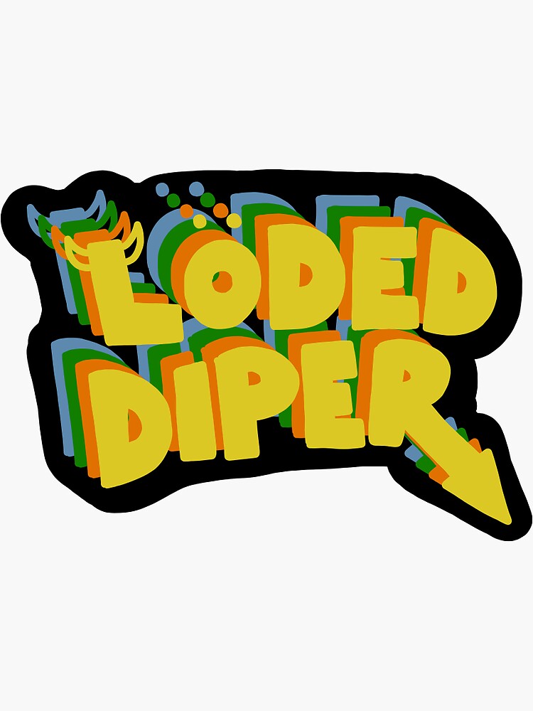 "Löded Diper logo from Diary of a Wimpy Kid" Sticker for Sale by lea ...