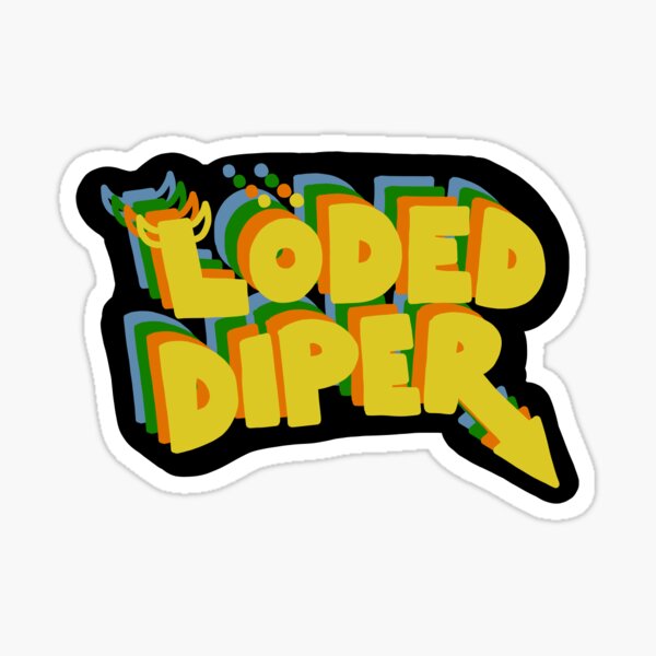 "Löded Diper logo from Diary of a Wimpy Kid" Sticker for Sale by lea ...