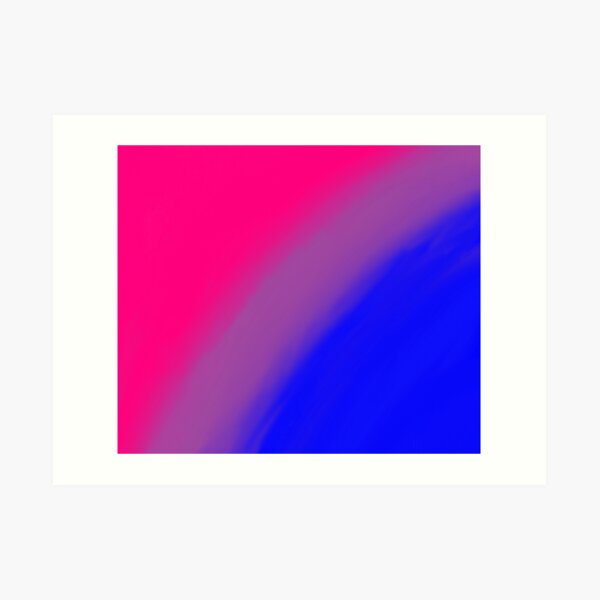 "Subtle bisexual gradient pride flag" Art Print for Sale by Peta-m ...
