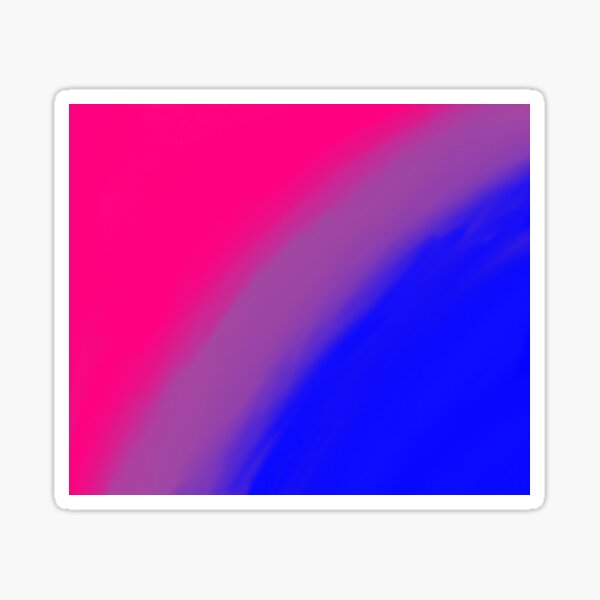 "Subtle bisexual gradient pride flag" Sticker for Sale by Peta-m ...