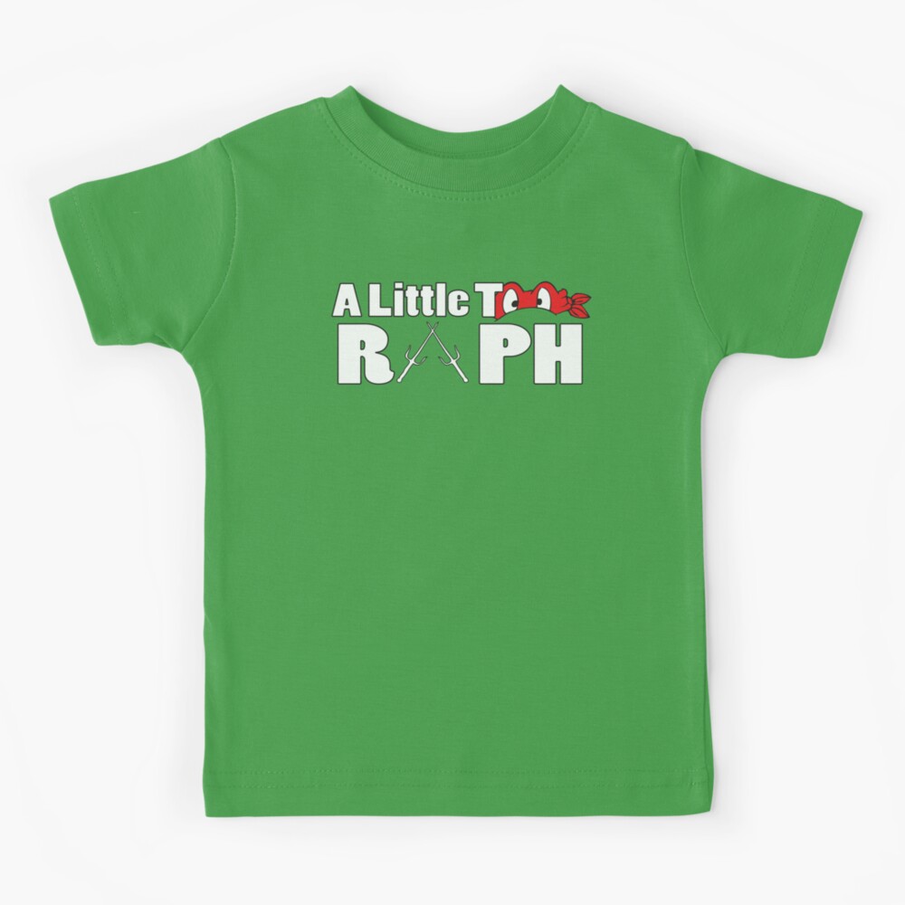 "A little too Raph ninja Turtle" Kids T-Shirt for Sale by Brantoe ...