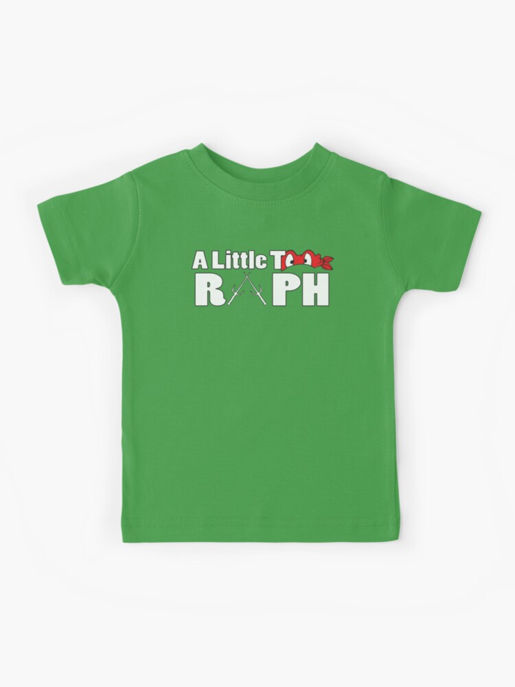 "A little too Raph ninja Turtle" Kids T-Shirt for Sale by Brantoe ...