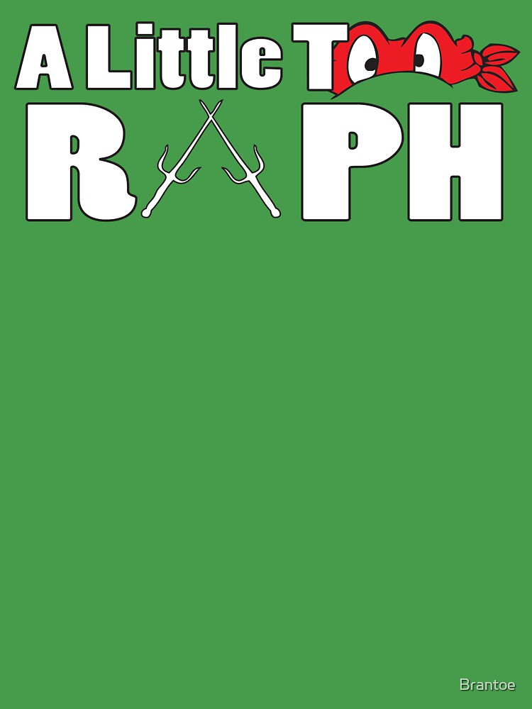 "A little too Raph ninja Turtle" Kids T-Shirt for Sale by Brantoe ...