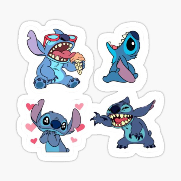 "stitch sticker pack" Sticker for Sale by flowear clothing | Redbubble