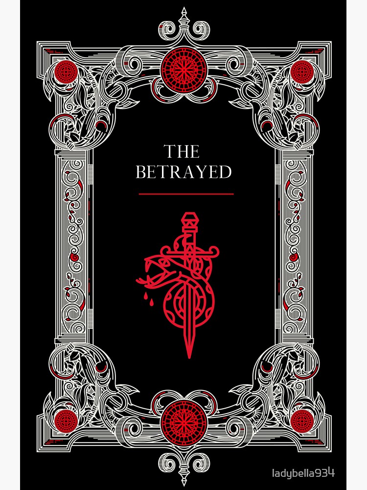 "The Betrayed Aesthetic Spiral Notebook" Sticker by ladybella934 ...