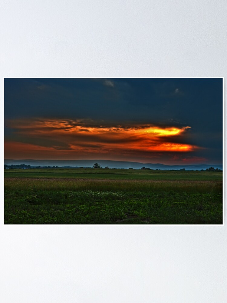 "Sunset over Battlefield" Poster for Sale by Studio601 | Redbubble