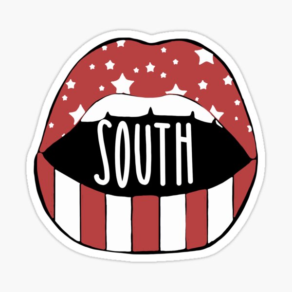 "South" Sticker for Sale by mikaylamc | Redbubble