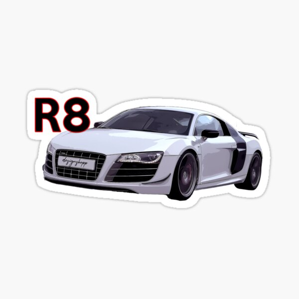 "Audi R8 GT" Sticker by designshopp | Redbubble