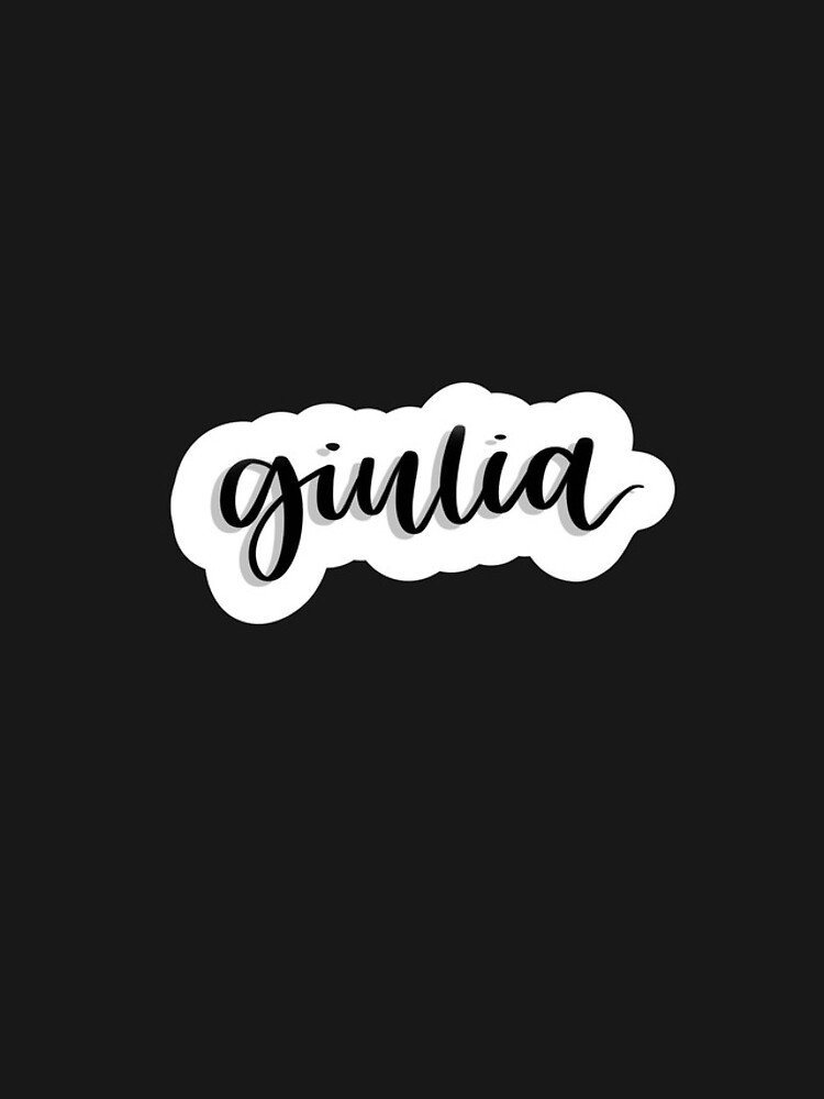 "giulia name design" iPhone Case for Sale by popstickersshop | Redbubble