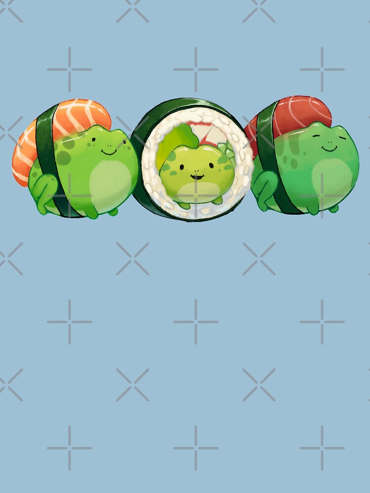 "Sushi frogs" T-shirt for Sale by Kmoonleaf | Redbubble | sushi t ...