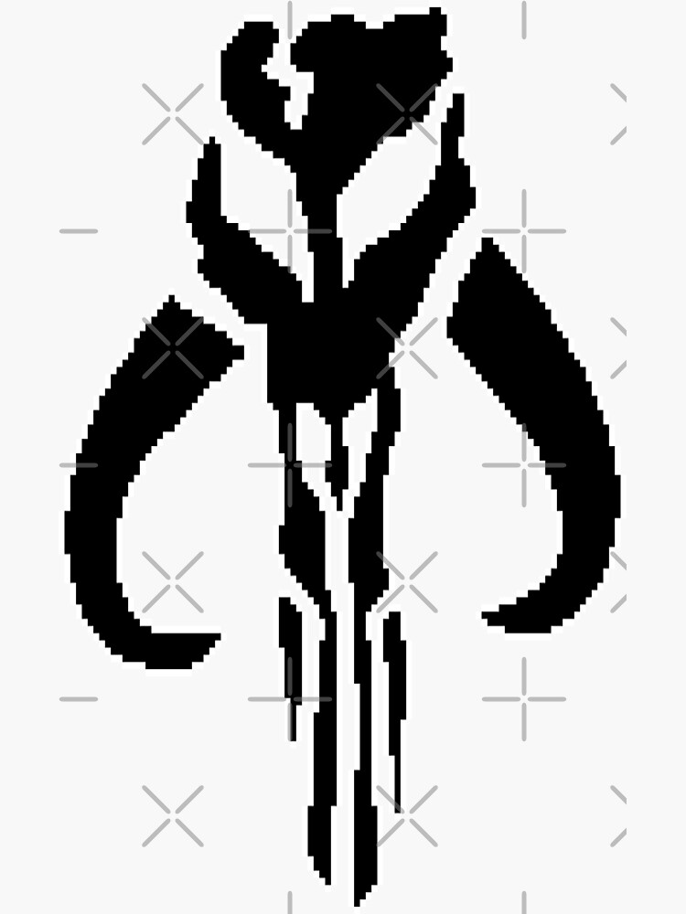 "Mythosaur Skull Pixel" Sticker for Sale by NinjaMonkeyPig | Redbubble