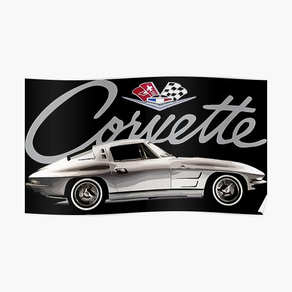 1963 Corvette Posters | Redbubble
