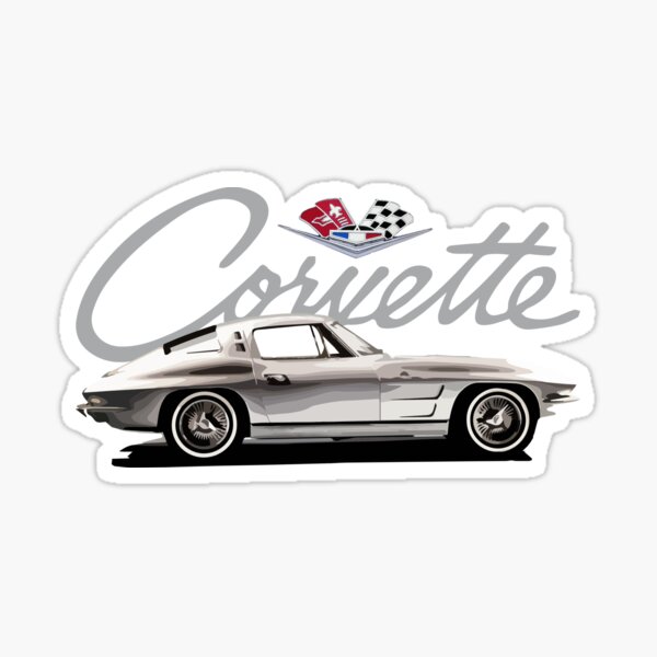 Corvette C2 Stickers | Redbubble