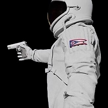 "Astronaut Gun Meme " Art Board Print for Sale by dennieb | Redbubble