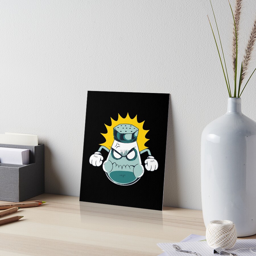 "ANGRY SALT SHAKER" Art Board Print by iBruster | Redbubble