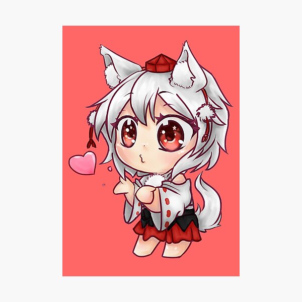 Lámina fotográfica «Chibi Momiji Inubashiri» de KatSakuSaku | Redbubble