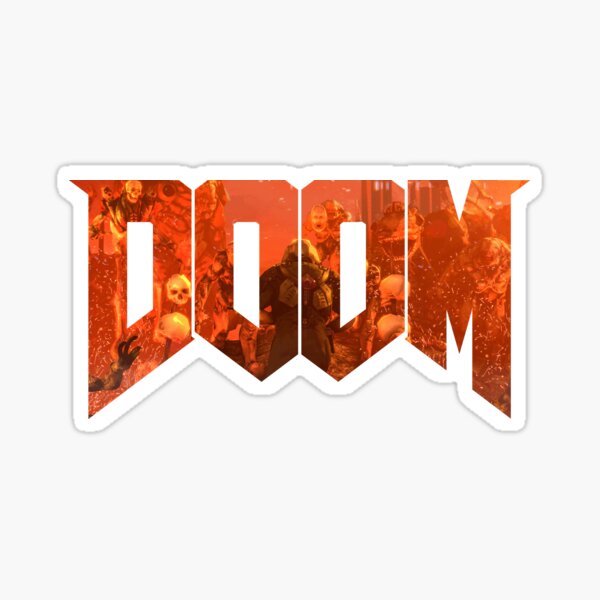 Mark Of The Doom Slayer Stickers | Redbubble