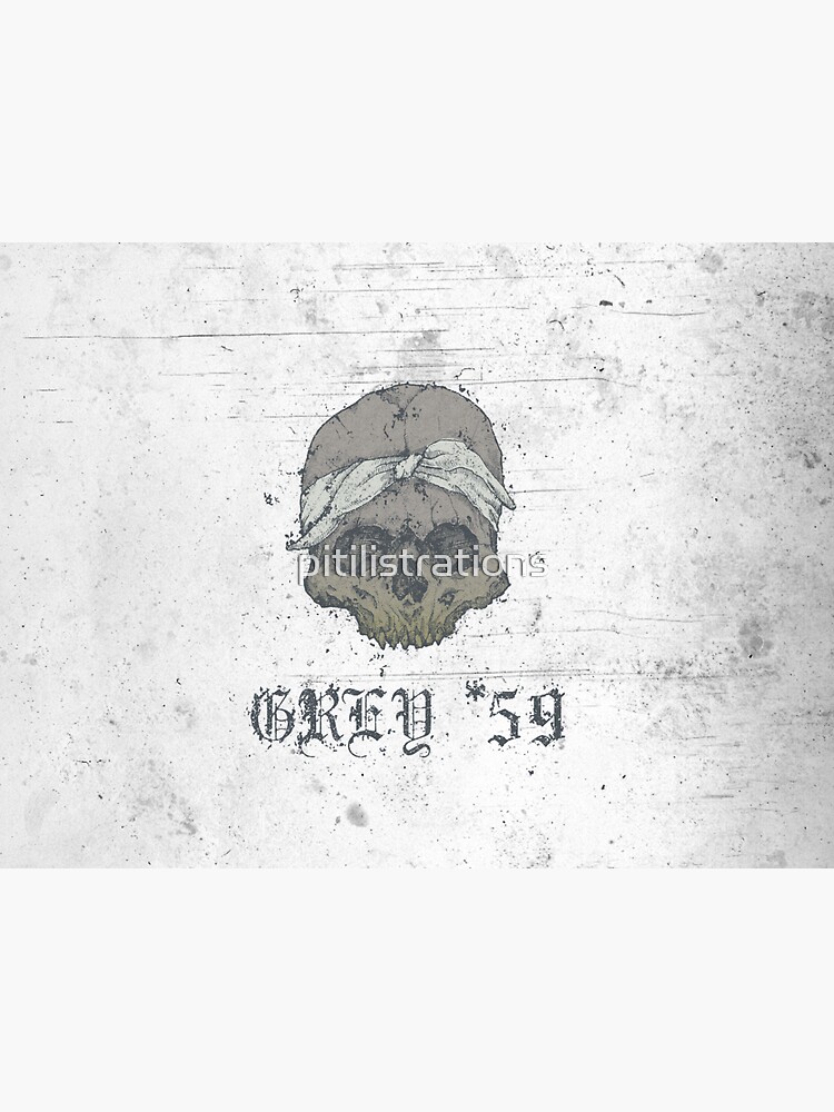 "Greyfivenine" Sticker for Sale by pitilistrations | Redbubble