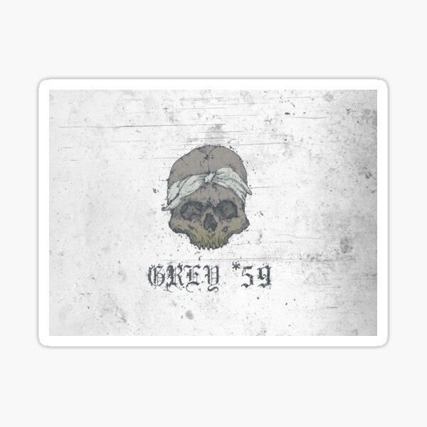 "Greyfivenine" Sticker for Sale by pitilistrations | Redbubble