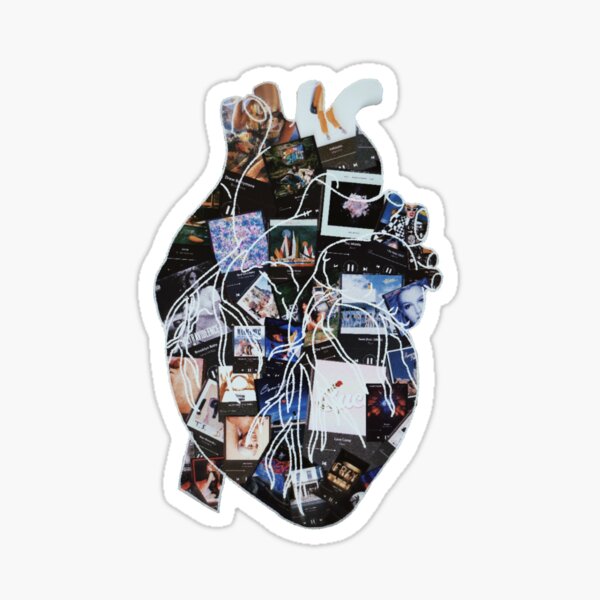 "Music In Our Hearts" Sticker for Sale by crizzysketch | Redbubble